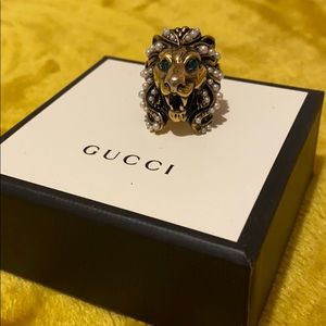 Gucci Jewelry | Lion Head Ring | Poshmark